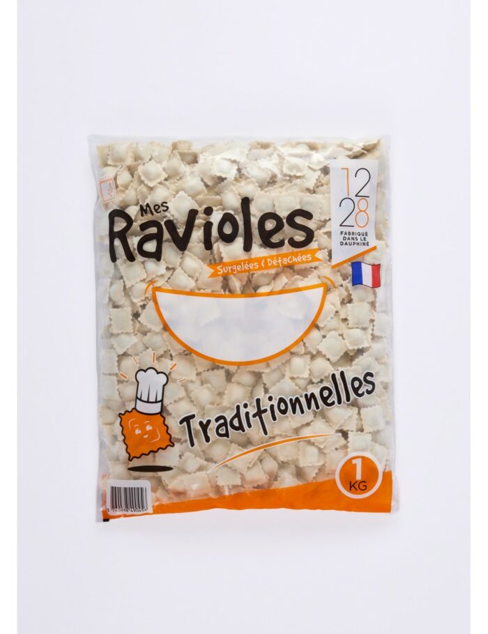 Mes ravioles traditionnelles 1Kg surgelées - Mes Ravioles